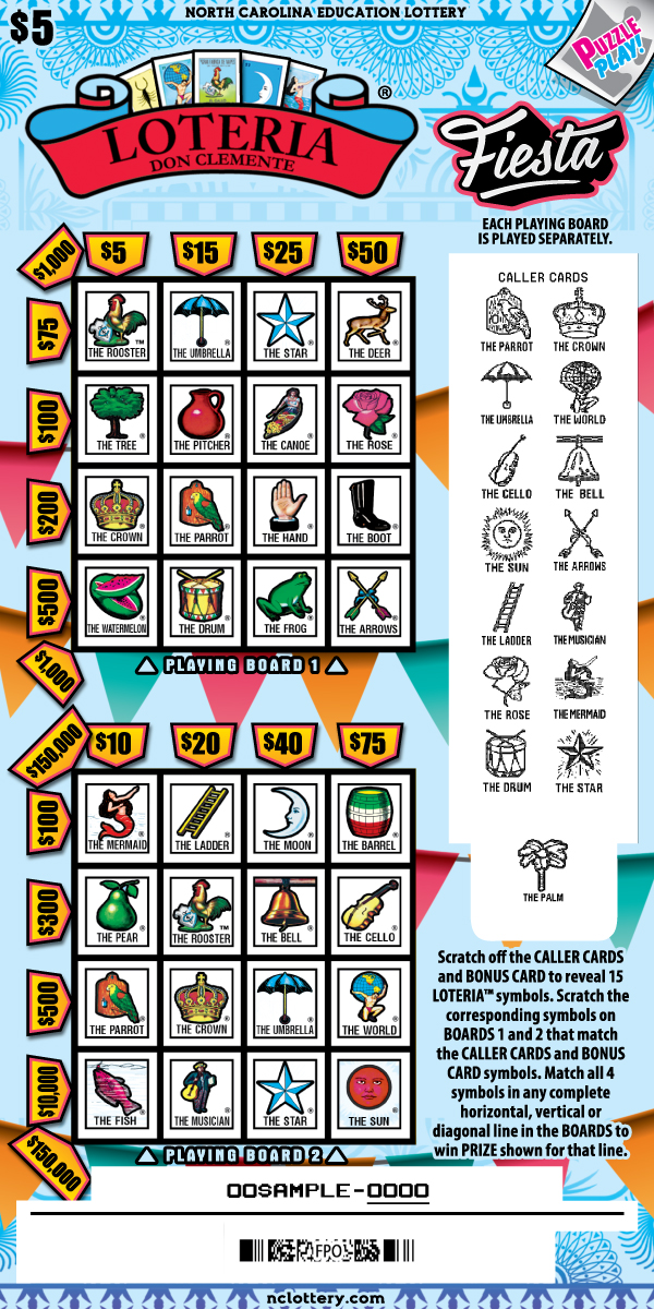 Scratch-Off - LOTERIA® Fiesta | NC Lottery