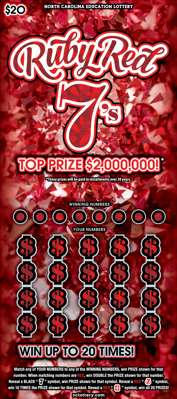 Scratch-Off - Ruby Red 7's | NC Lottery
