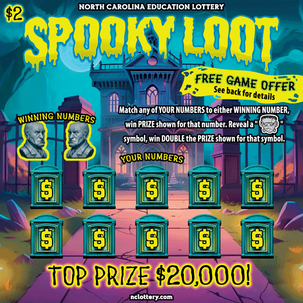 Scratch-Off - Spooky Loot | NC Lottery