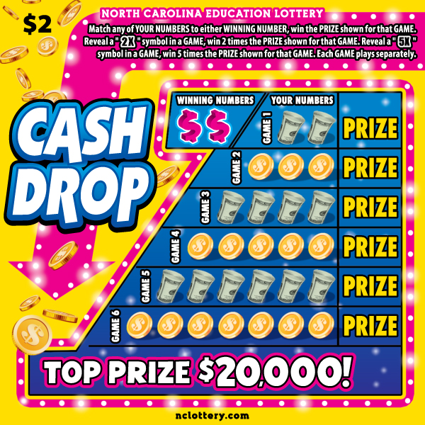 Scratch-Off - Cash Drop | NC Lottery
