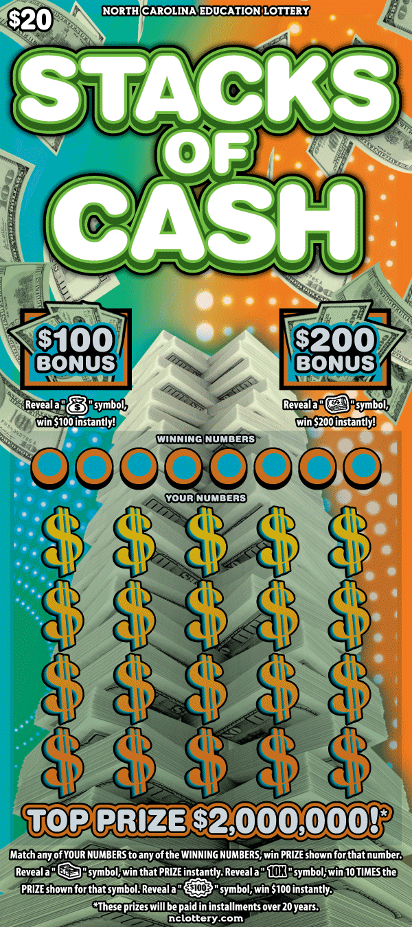 Scratch-Off - Stacks of Cash | NC Lottery
