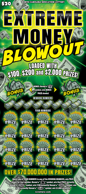 Scratch-Off - Extreme Money Blowout | NC Lottery