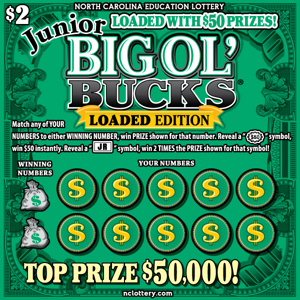 Scratch-Off - Jr Big Ol Bucks | NC Lottery