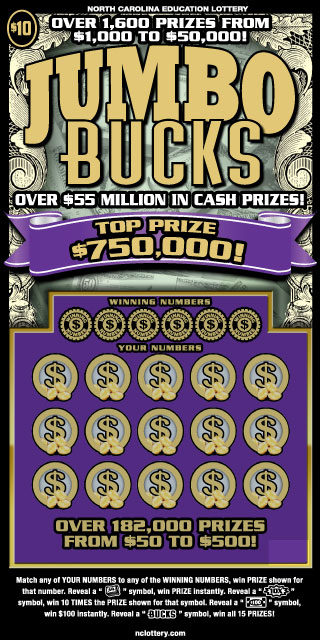 Scratch Offs Prizes NC Education Lottery