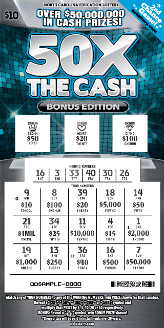 Scratch-Offs - Details | NC Education Lottery