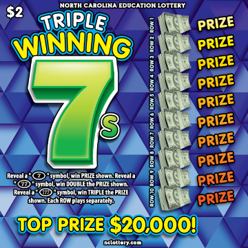 Scratch-Off - Triple Winning 7s | NC Lottery