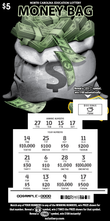 Scratch-Off - Money Bag | NC Lottery