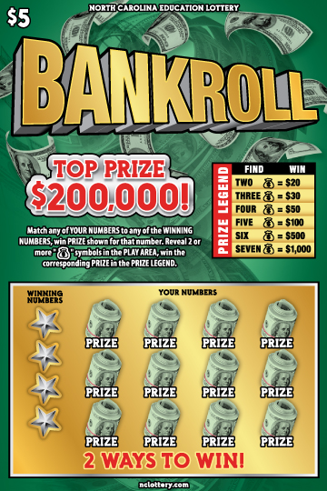 Scratch-Off - Bankroll | NC Lottery