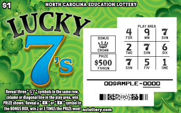 Scratch-Off - Lucky 7s | NC Lottery