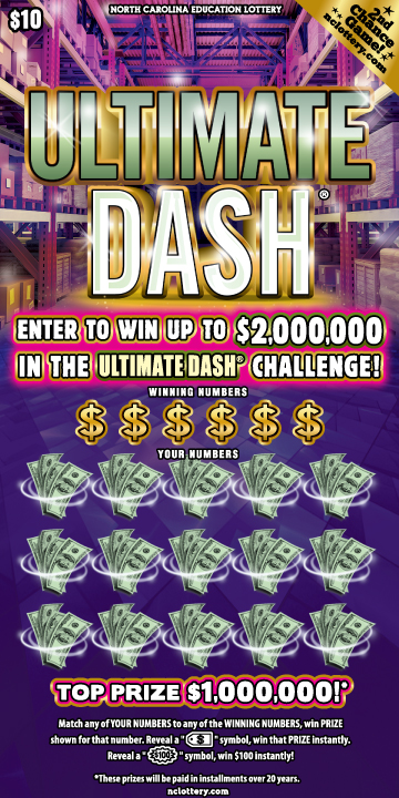 Scratch-Off - Ultimate Dash | NC Lottery