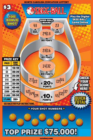 Scratch-Off - SKEE-BALL® | NC Lottery