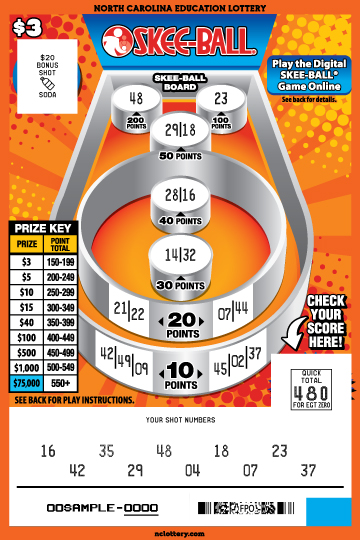 Scratch-Off - SKEE-BALL® | NC Lottery