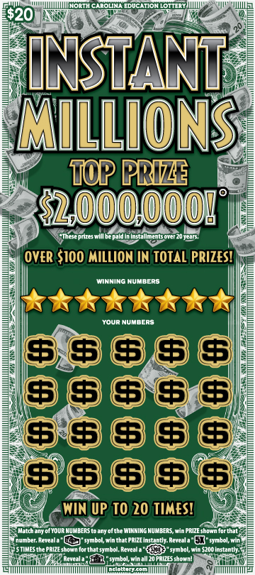 Scratch-Off - Instant Millions | NC Lottery