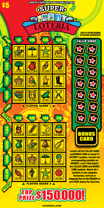 Scratch-Off - Super Loteria | NC Lottery