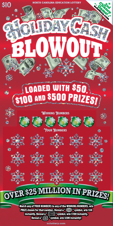 Scratch-Off - Holiday Cash Blowout | NC Lottery