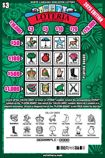 Scratch-Off - LOTERIA® | NC Lottery