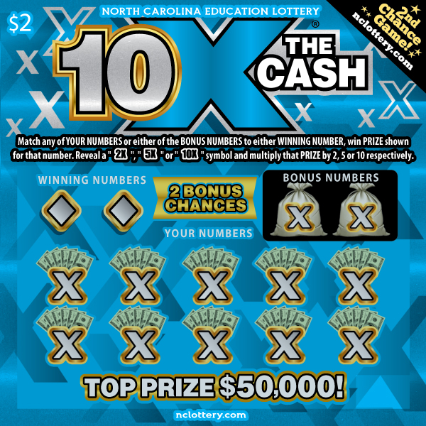 Scratch-Off - 10X The Cash | NC Lottery