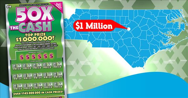 Wake County man wins $1 million top prize in scratch-off game